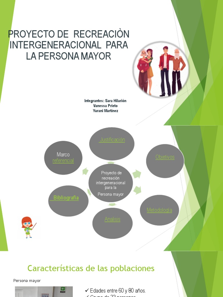 Presentacion Proyecto Intergeneracional | PDF | Vejez | Derechos humanos