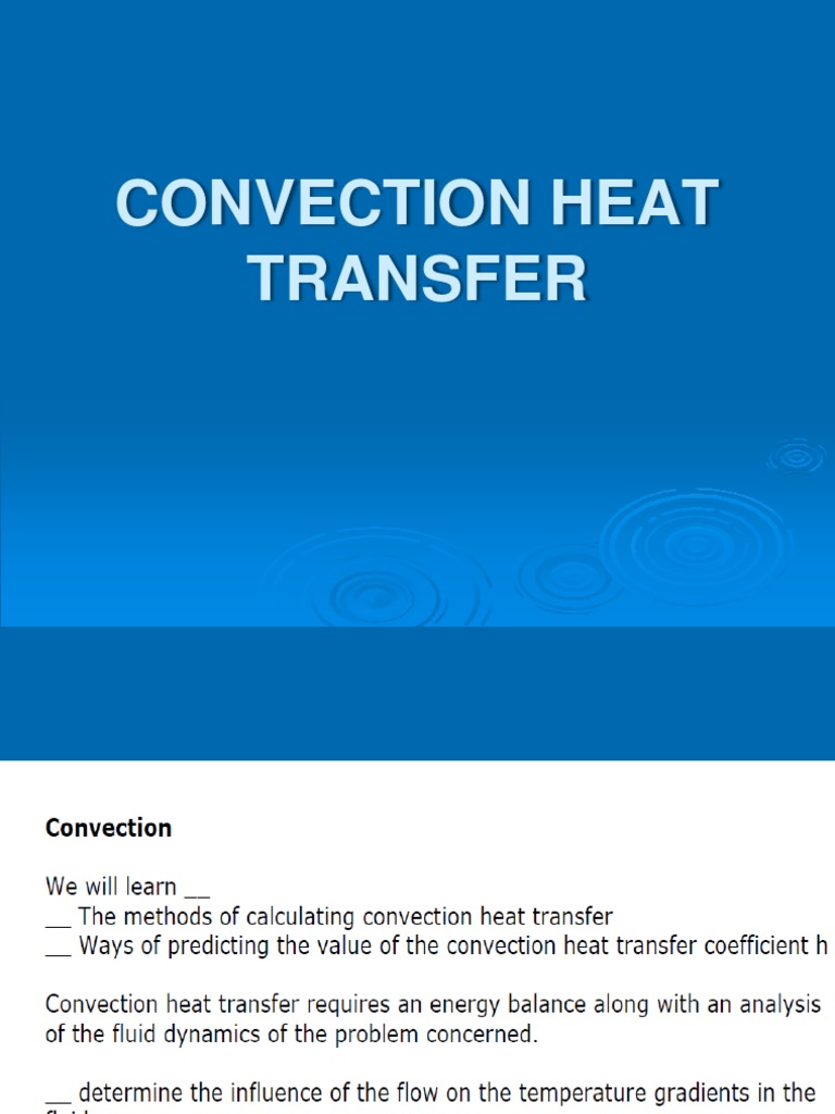 Convection Heat Transfer | PDF | Boundary Layer | Heat Transfer