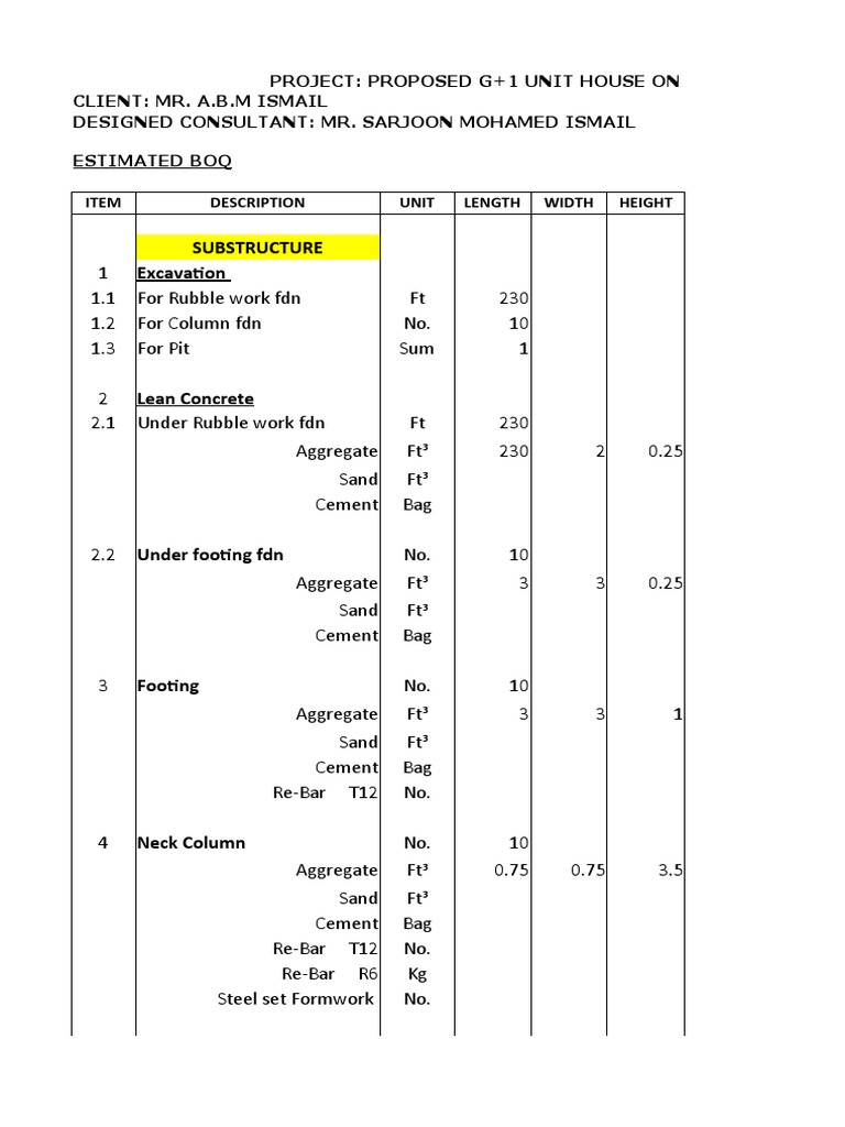 House Boq | PDF | Economic Sectors | Building Engineering