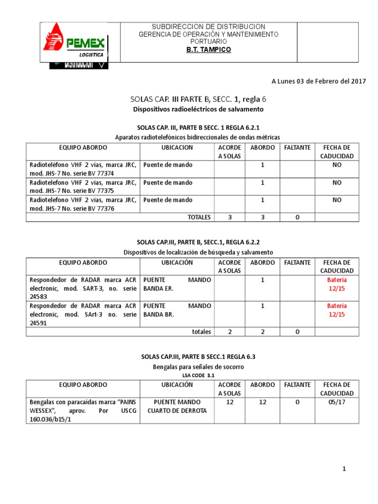 Solas Cap 3 Tercer Oficial | PDF | Transporte de agua | Embarcación