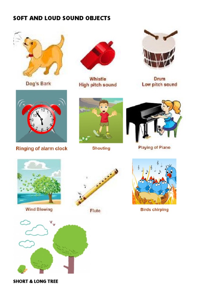 Soft and Loud Sound Objects: Short & Long Tree | PDF