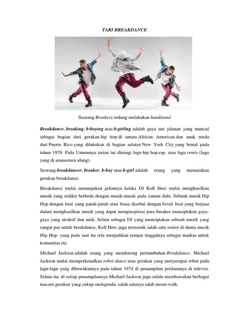 Tari Breakdance | PDF