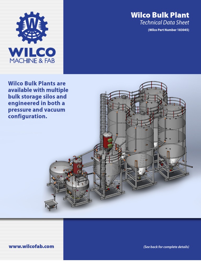 Wilco Bulk Plant DS | PDF | Pipe (Fluid Conveyance) | Valve