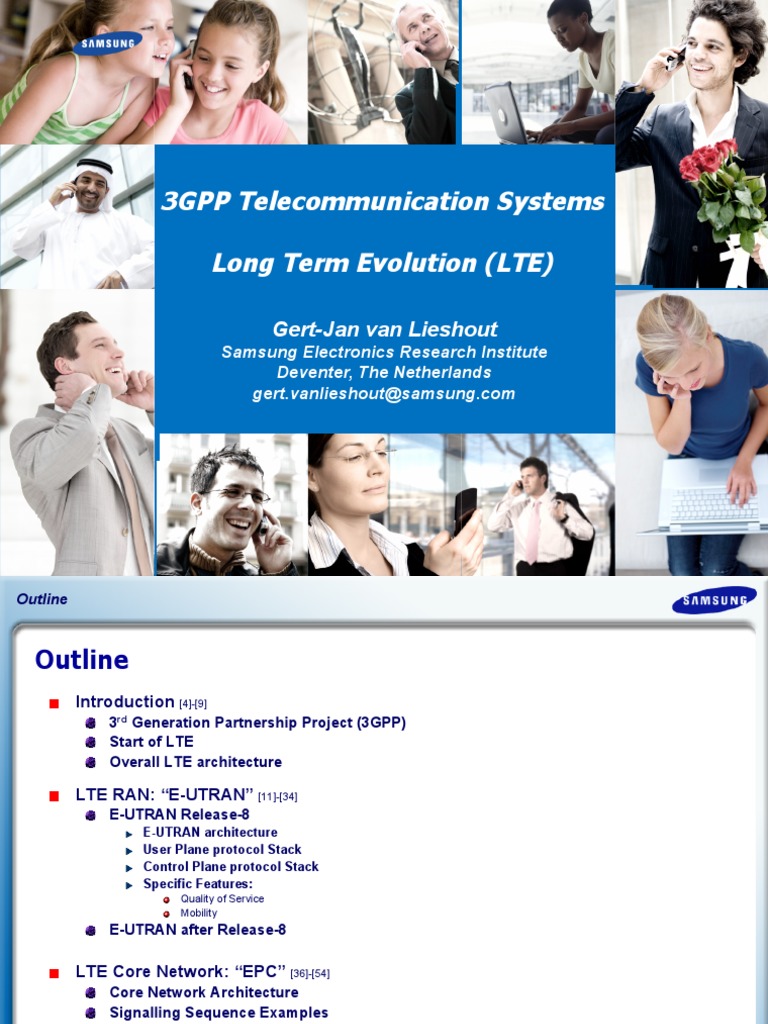 3GPP Telecommunication Systems Long Term Evolution (LTE) : Gert-Jan Van Lieshout | PDF | Lte ...