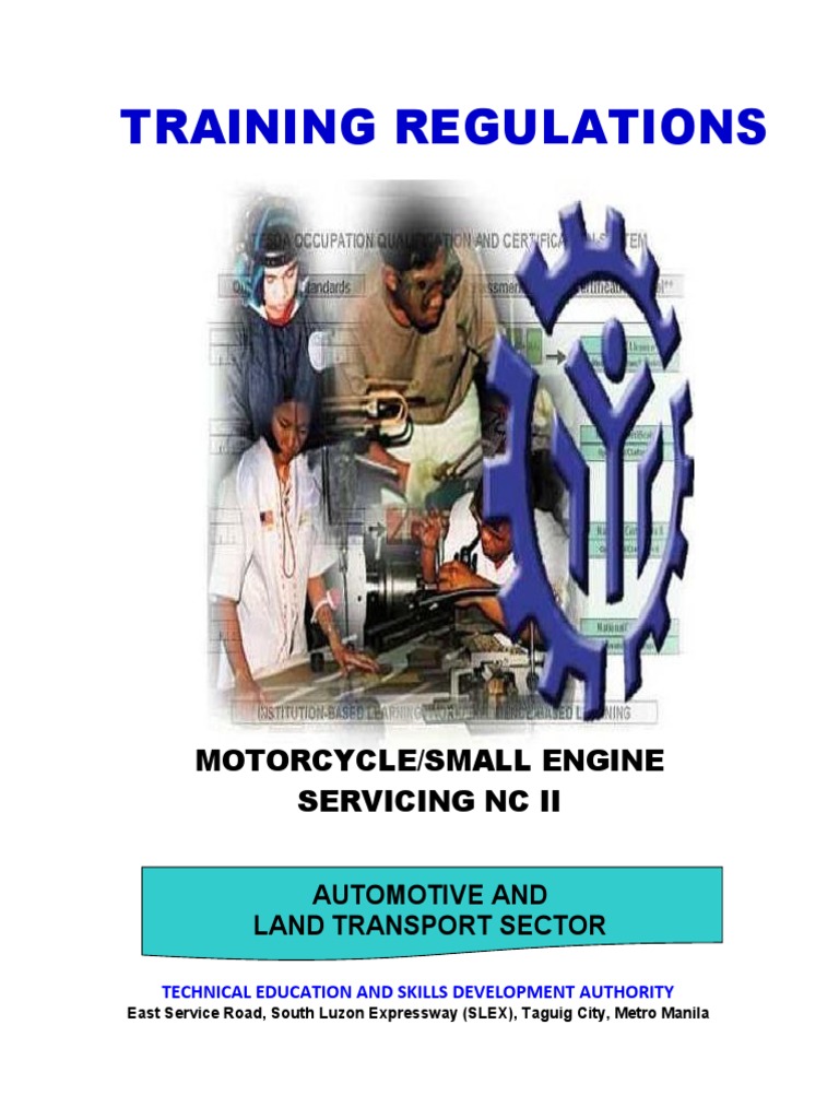 TR - Motorcycle Small Engine Servicing NC II | PDF | Competence (Human ...