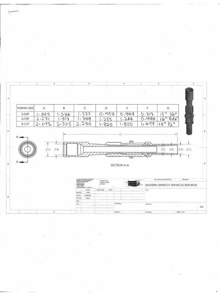 Tubing Stop Type (G & A) | PDF