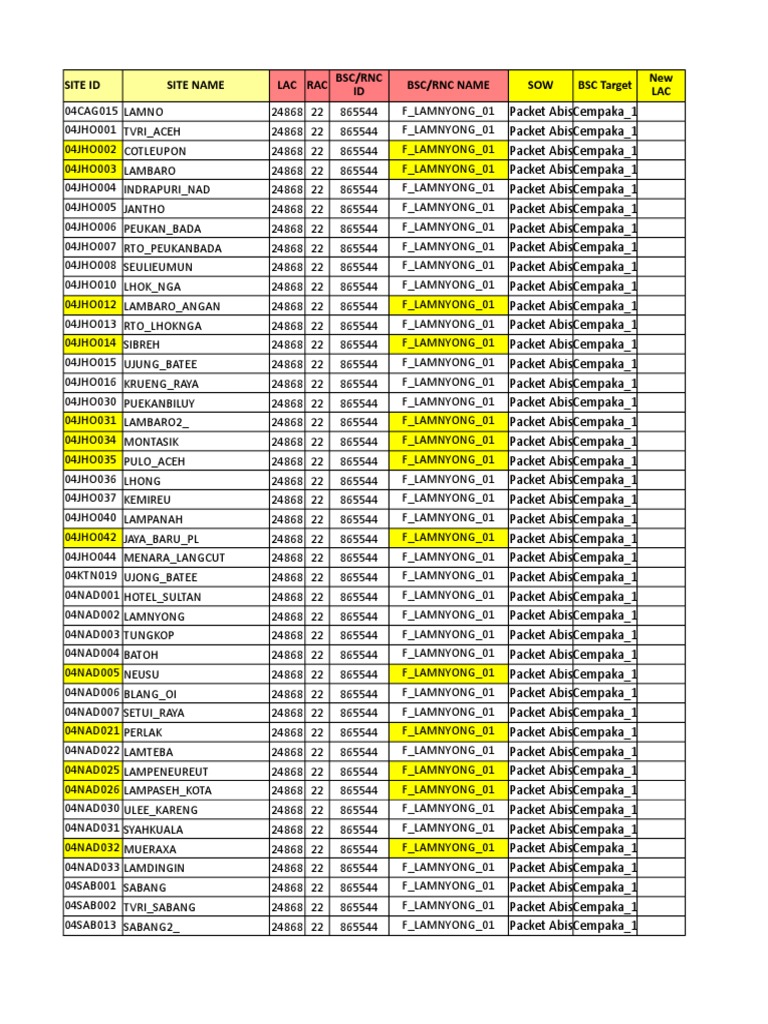 PacketAbis SRAN Nokia v1 | PDF