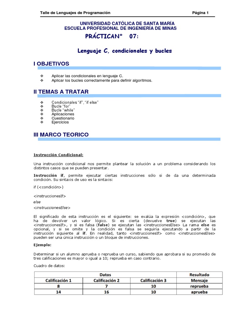 Condicionales y Bucles en C# | PDF | Lenguaje de programación ...