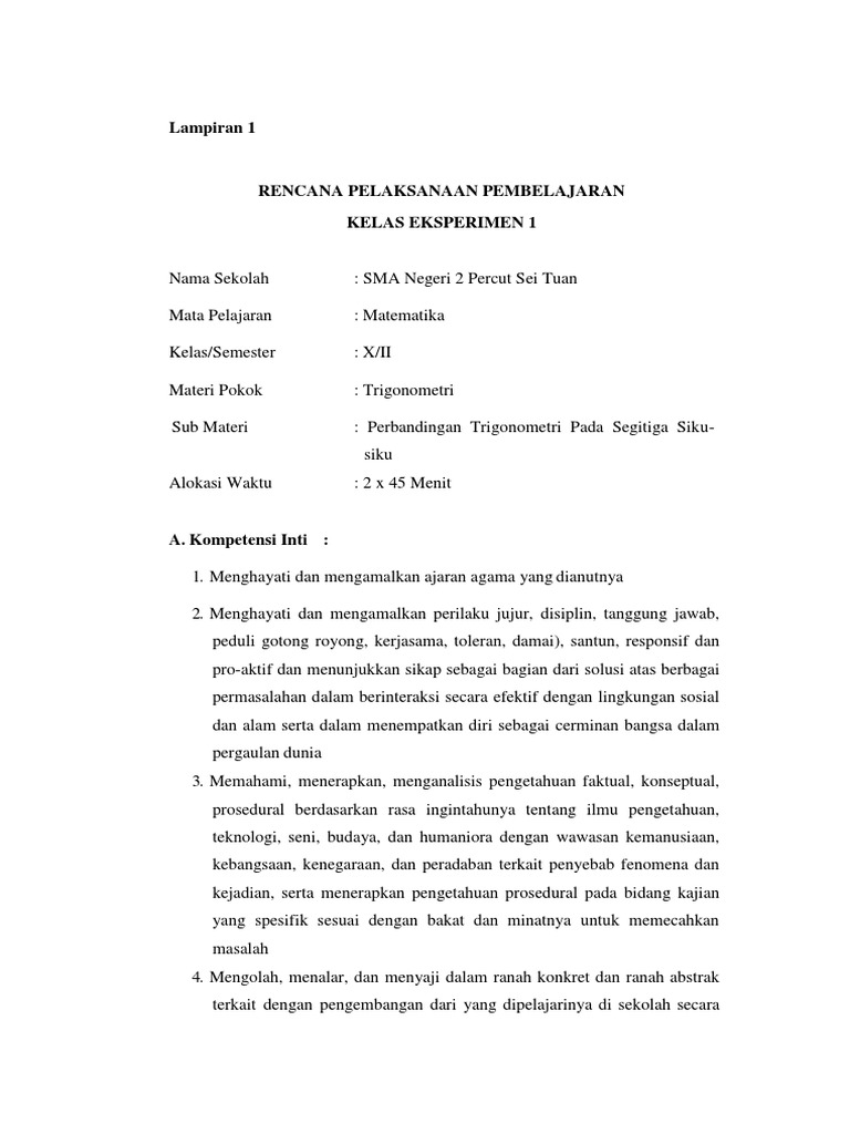 RPP Stad Dan Snowball Benar | PDF