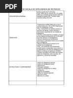 Test de Rias Escalas de Inteligencia de Reynolds | PDF | Función ...