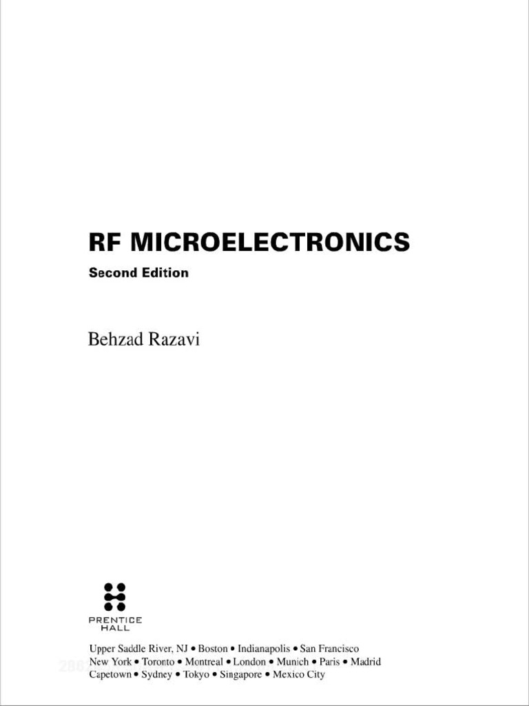 RF Microelectronics (2nd Edition) PDF | PDF