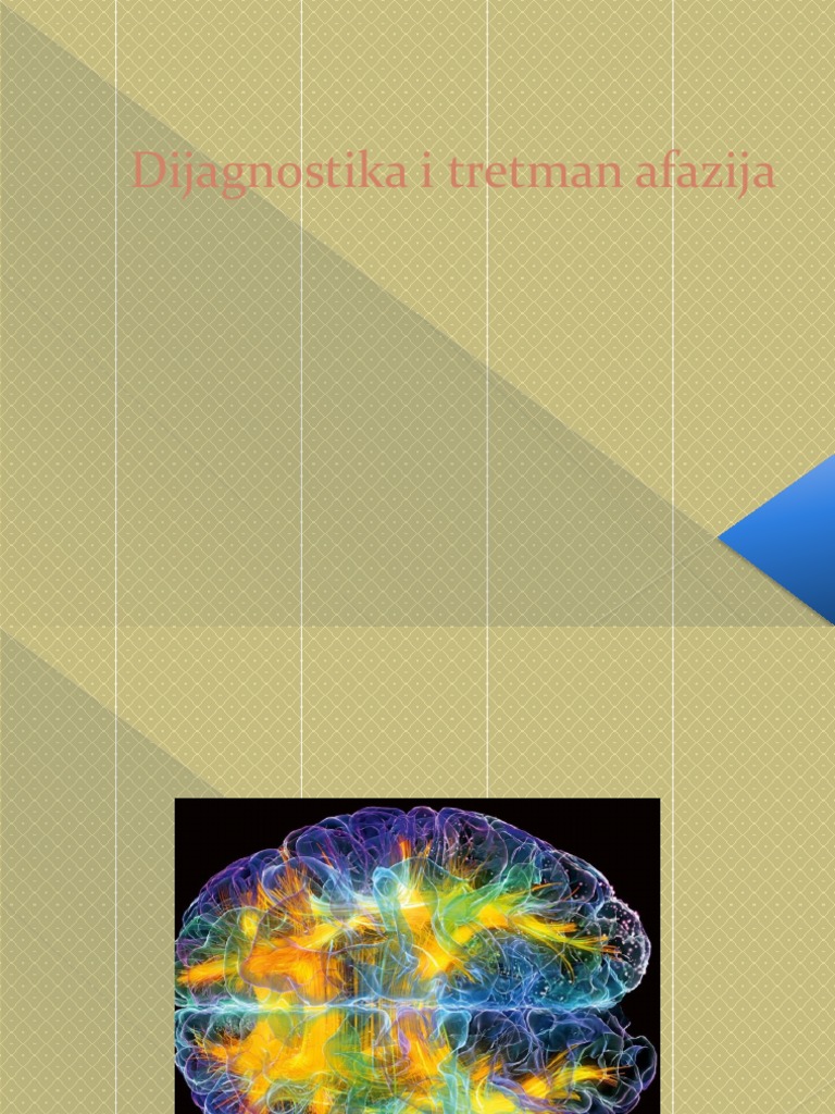 Dijagnostika I Tretman Afazija | PDF