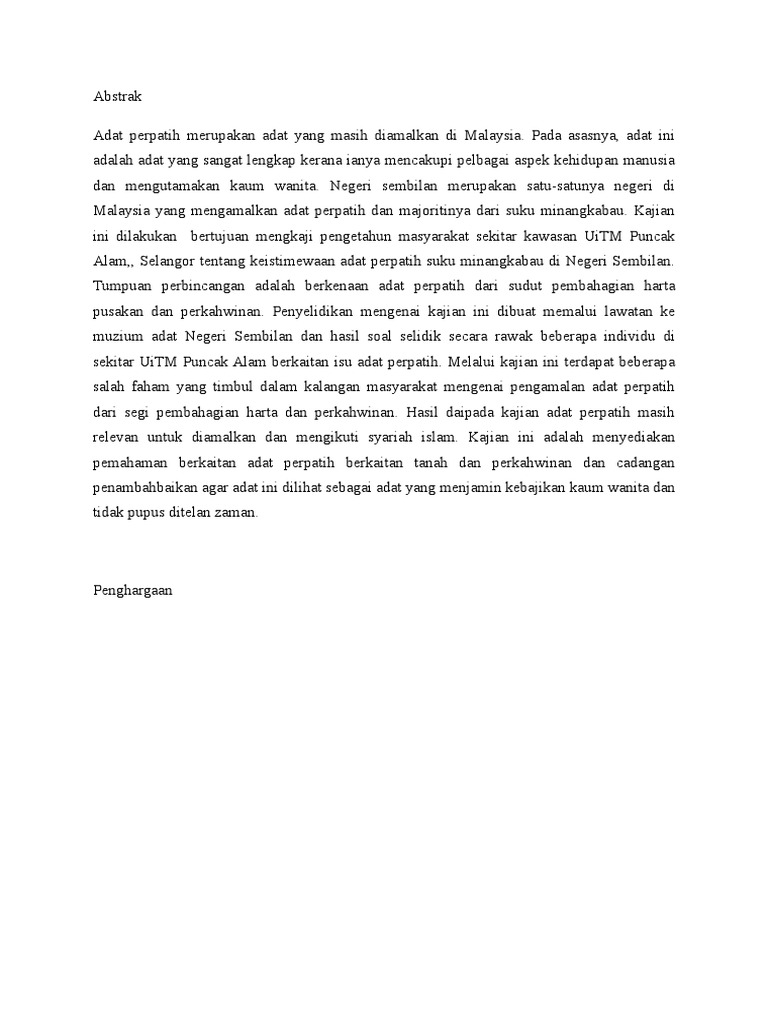 Abstrak, Pengenalan Ctu | PDF