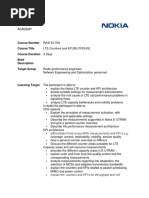 LTE Measurement Events: Measurement Report: EVENTS A1, A2, A3, A4, A5 ...