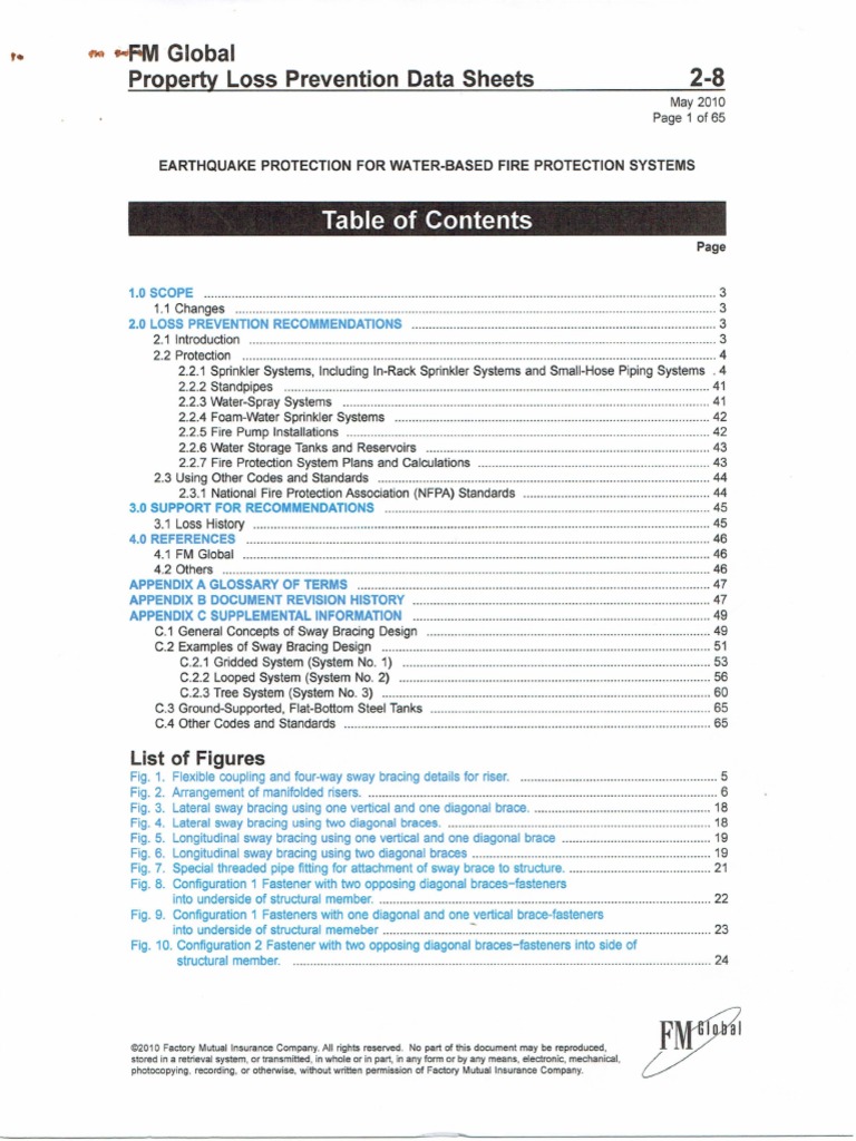 FM Global 2-8 Property Loss Prevention Data Sheets | PDF | Fire ...