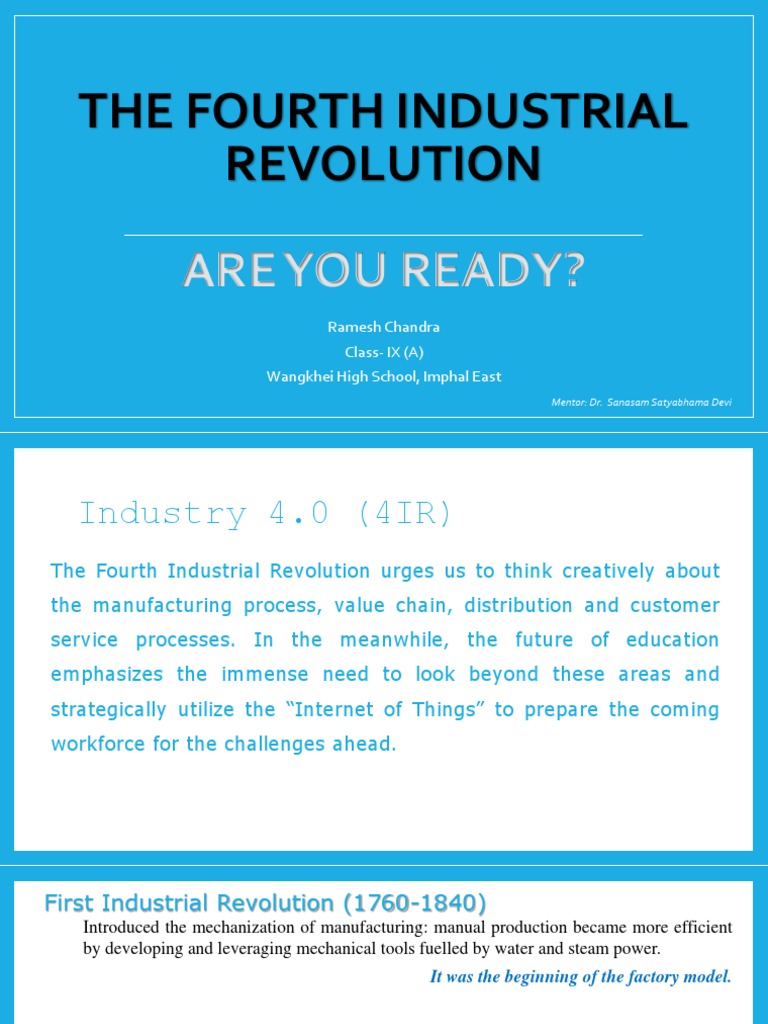 The Fourth Industrial Revolution | PDF | Industrial Revolution | Business