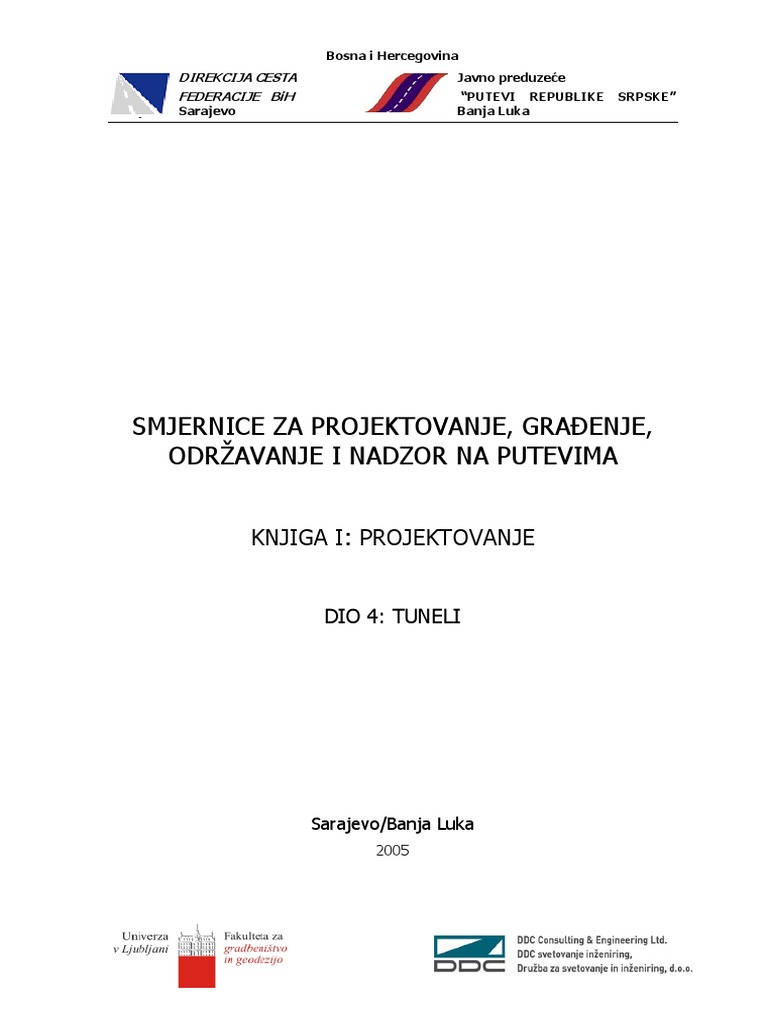 1-4 Projektiranje Tunela PDF | PDF