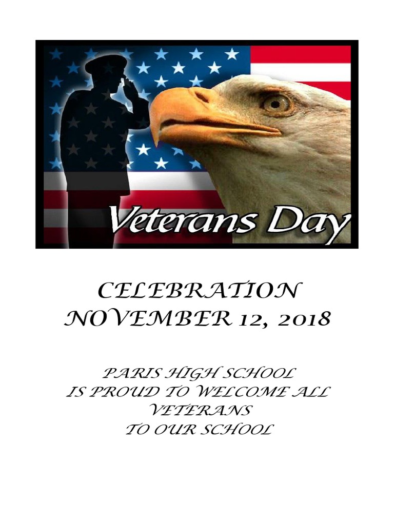 Veterans Day Celebration at Paris High | PDF | Art