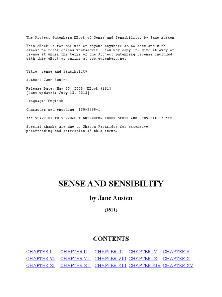 161 PDF | PDF | Elinor Dashwood