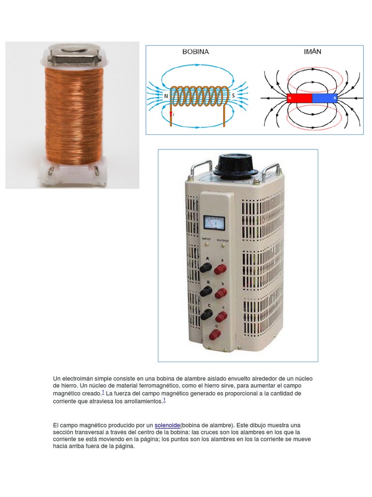 Electroimanes: Funcionamiento y Aplicaciones | PDF | Magnetismo ...