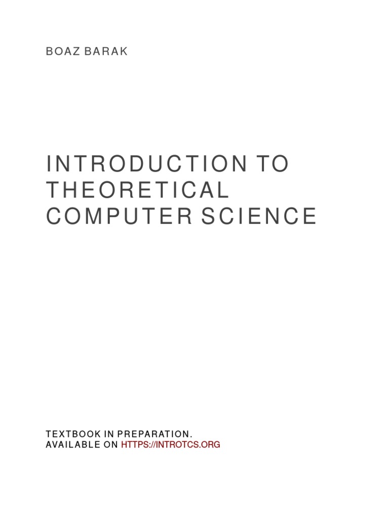 Computer Science Pdf Numbers Theoretical Computer Science