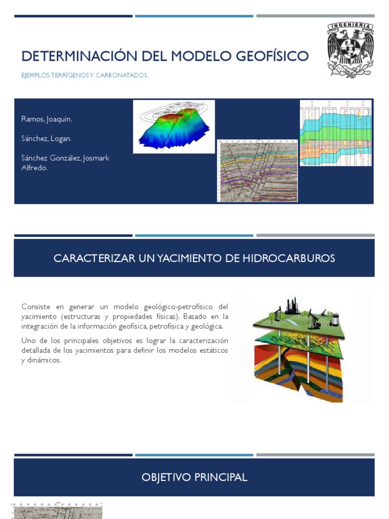Determinación Del Modelo Geofísico Exposición | PDF | Geología ...
