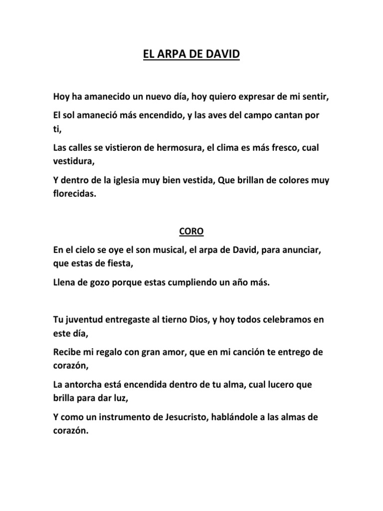 El Arpa de David | PDF
