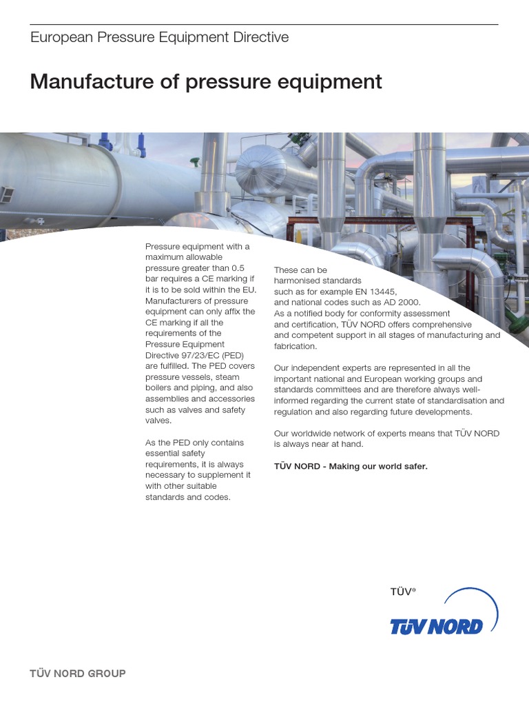 2015 08 European Pressure Equipment Directive Manufacture of Pressure ...