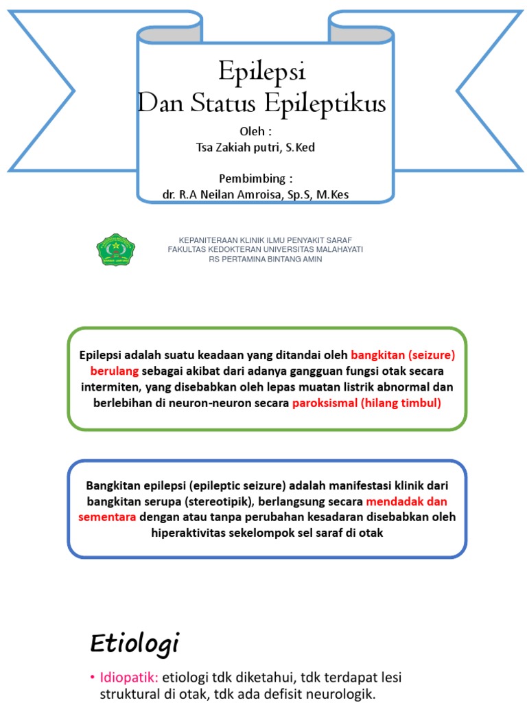 Epilepsi Dan Status Epileptikus | PDF