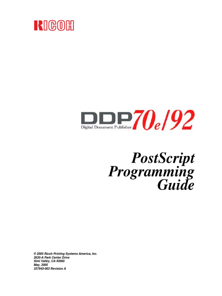 Postscript Pdf Boolean Data Type Parameter Computer Programming