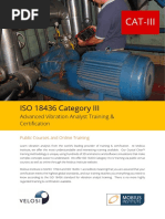 ISO 18436 Category II Vibration Analyst Training | PDF | Educational ...