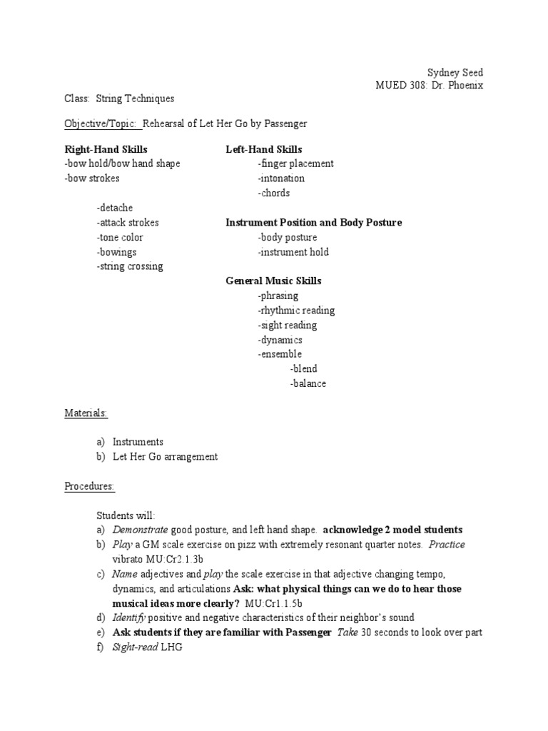 String Techniques for Students | PDF | Psychology | Psychological Concepts