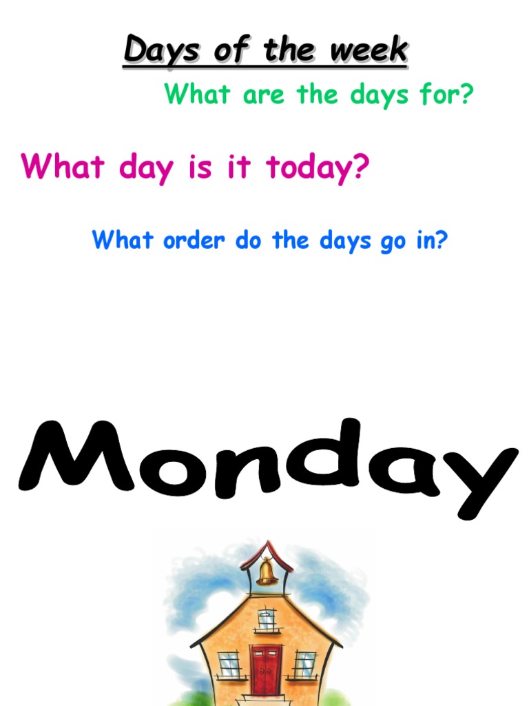 Exploring the Days of the Week: A Hands-on Activity to Learn the Order ...