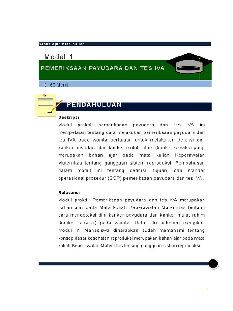 Modul Pemeriksaan IVA Test | PDF | Kesehatan Holistik