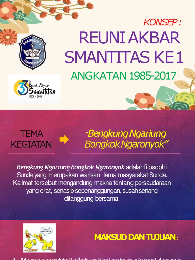 Tema Reuni Akbar SMANTITAS 1985-2017 | PDF | Griya & Taman