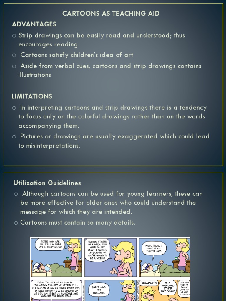 Cartoons As Teaching Aid Advantages | PDF | Travel