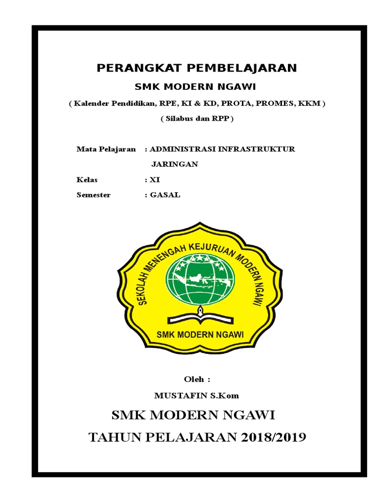 Cover Perangkat Pembelajaran | PDF