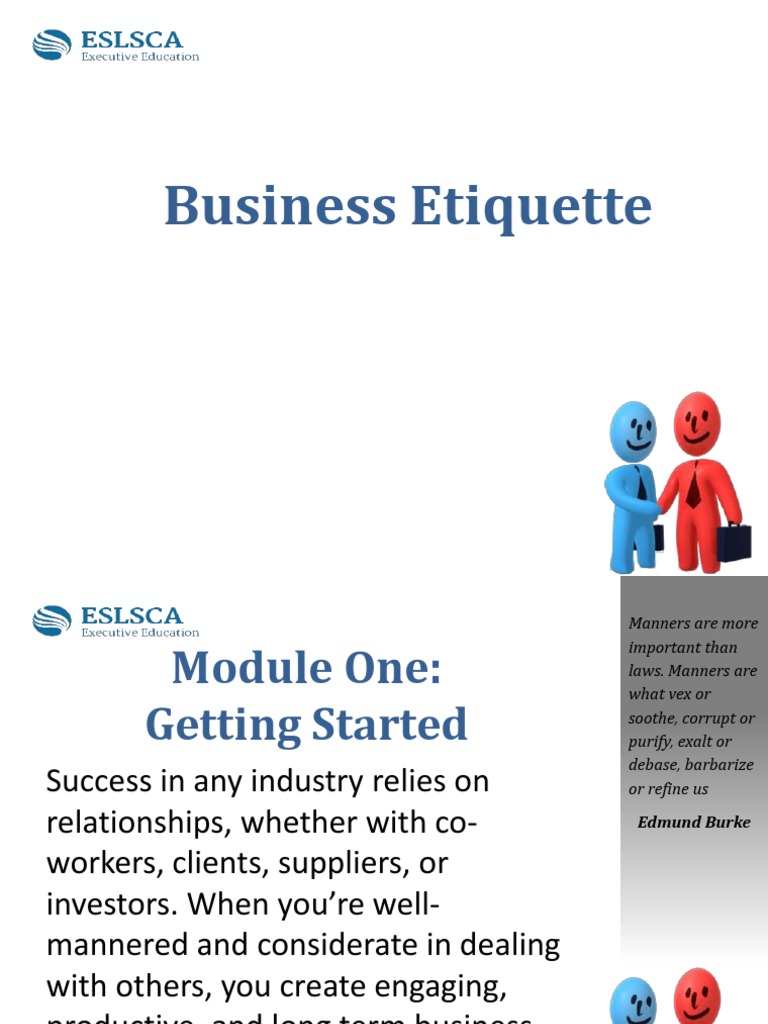 PowerPoint Slides Business Etiquette | PDF | Etiquette | Gratuity