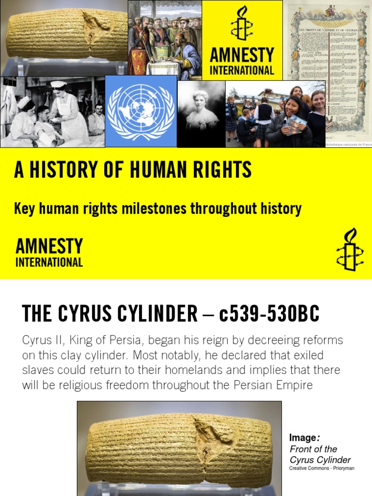 History of Human Rights - 0 | PDF | Magna Carta | Human Rights