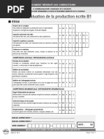 Grille Evaluation Production Ecrite Delf A2 TP 2 | PDF | Cognition | Sciences cognitives