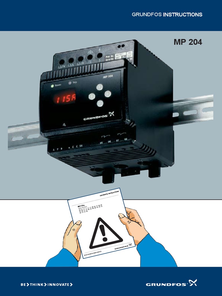 Grundfos MP 204 Instructions | PDF