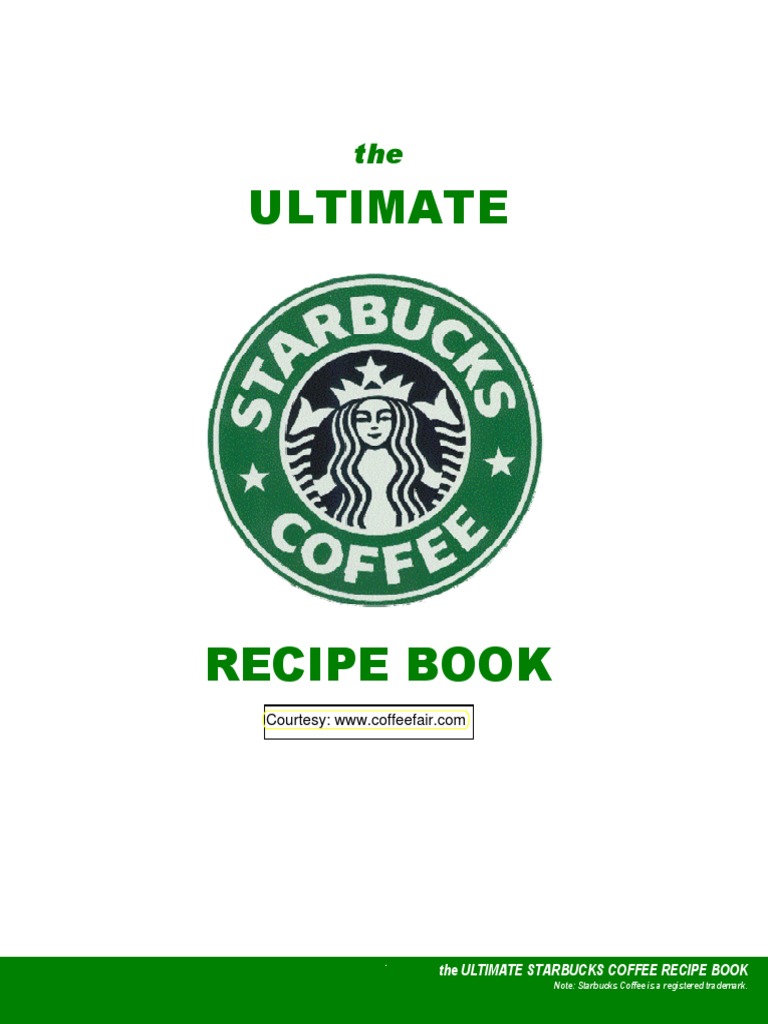 Starbucks Coffee Recipes PDF | PDF | Desserts | Foods