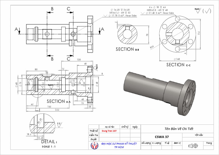 Technical Drawing Specifications | PDF
