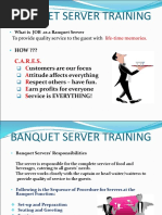 Banquet Event Checklist / Banquet Function Checklist | PDF