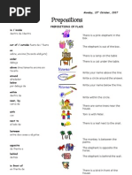 Prepositions of Place Worksheet 02 | PDF