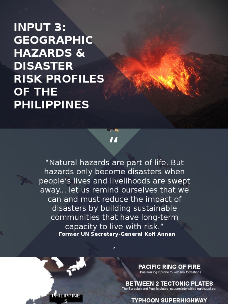 1.1 National Service Training Progam Geographic Hazards and Disaster ...