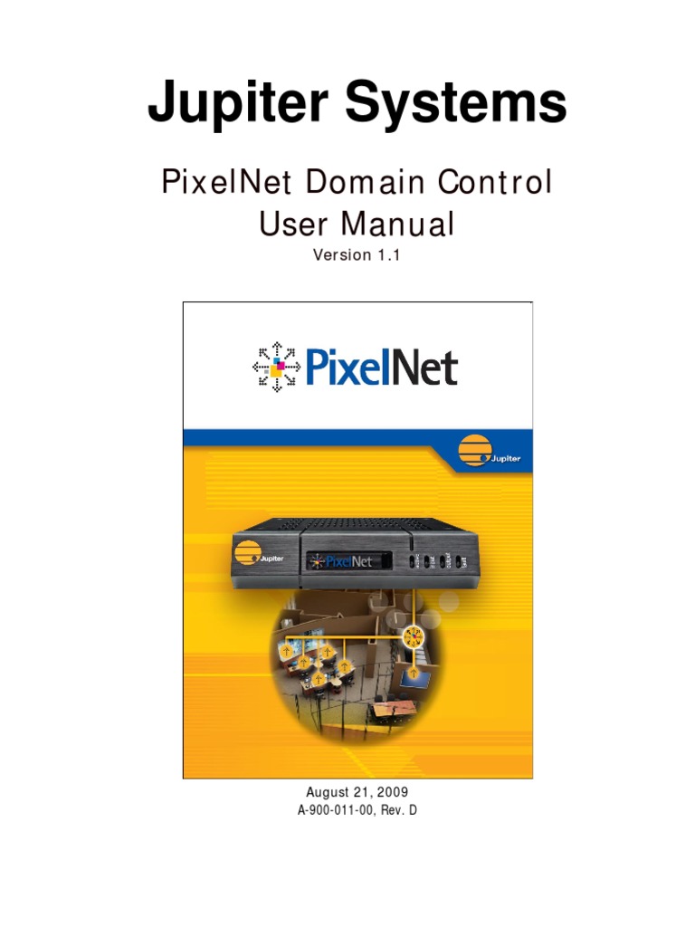 PixelNet Domain Control User Manual | PDF | High Definition Television ...