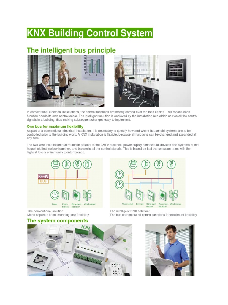KNX Building Control System | PDF | Mobile App | Lighting