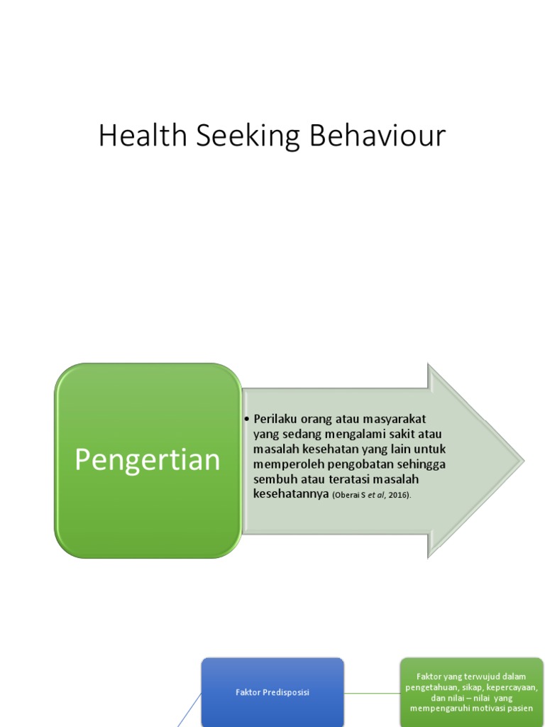 Health Seeking Behaviour Factors | PDF