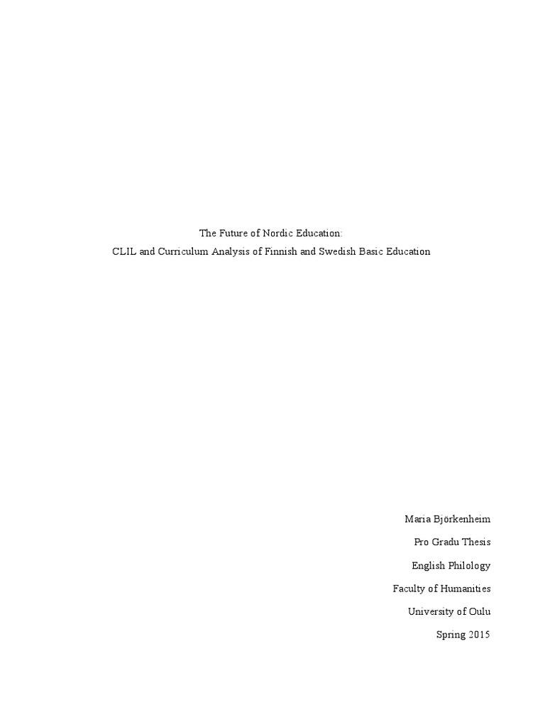 Finnish Curriculum | PDF | Programme For International Student ...
